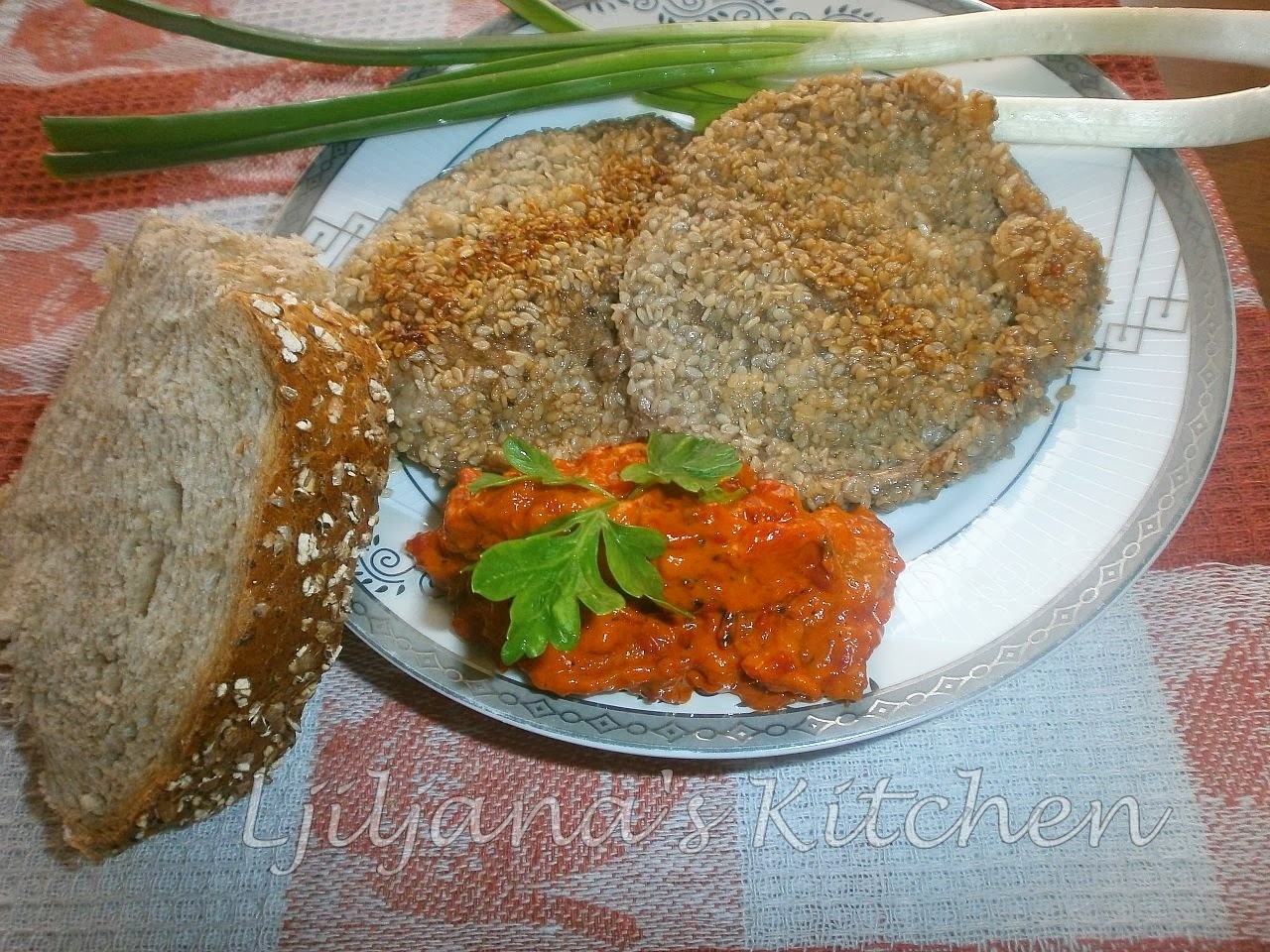 TELEĆE ŠNICLE U SUSAMU