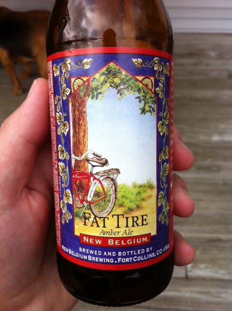 in this glass...: New Belgium - Fat Tire label
