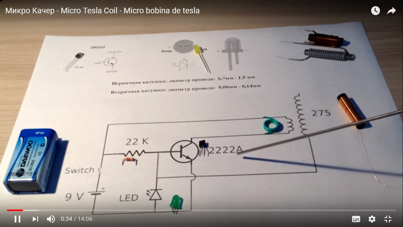 Mikro Kesici - Mikro Tesla Bobini - Mikro bobina de tesla - Dijital ...