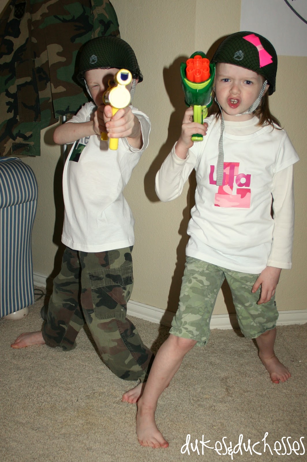 Army / Military Boot Camp Themed Boot Camp Party Idea for Kids