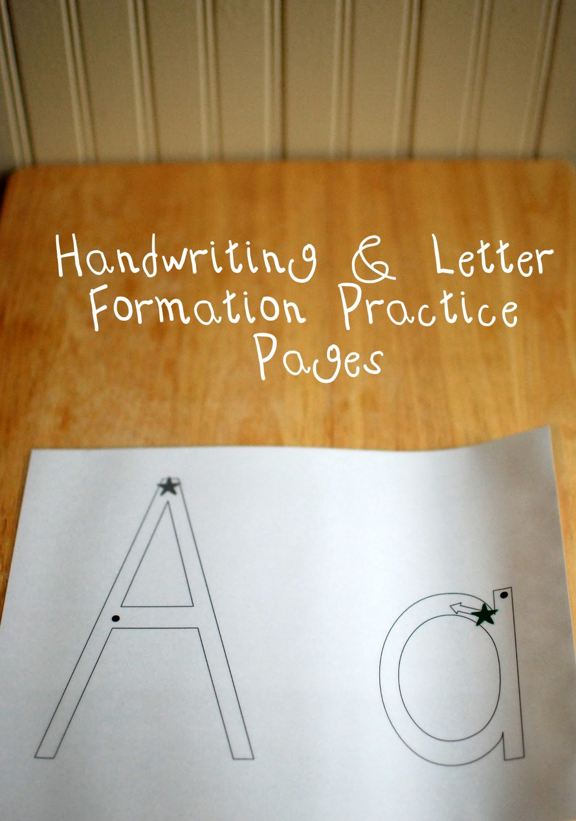 Rohde Ramblings: Letter Formation Freebie!