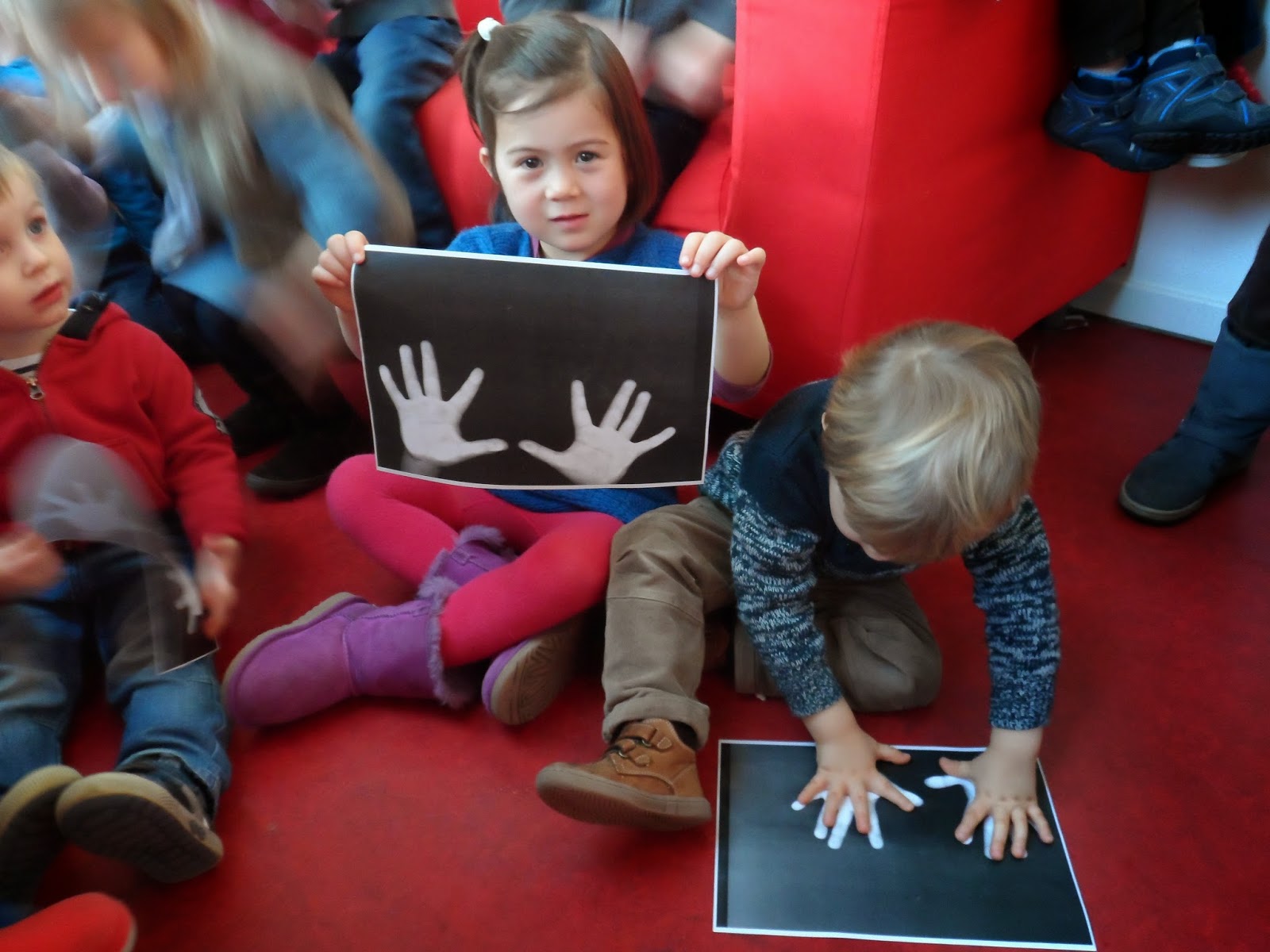 Eerste kleuterklas: 05/01 - 09/01: Thema: onze handjes