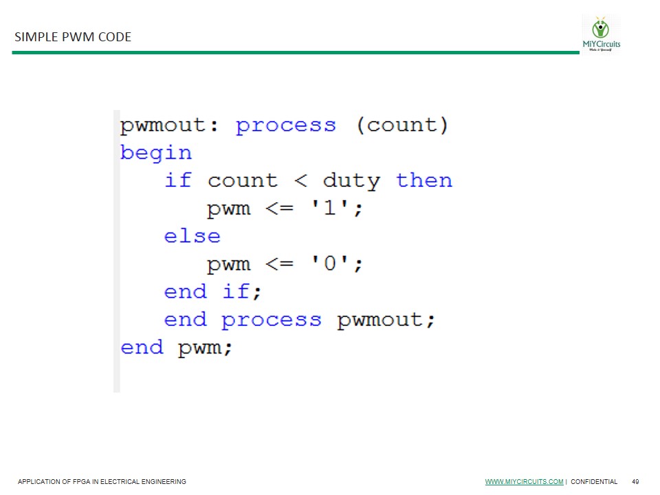 Tutorial On Hardware Board Design Fpga Embedded Class 12 Pwm Vhdl Code And Simulation Results
