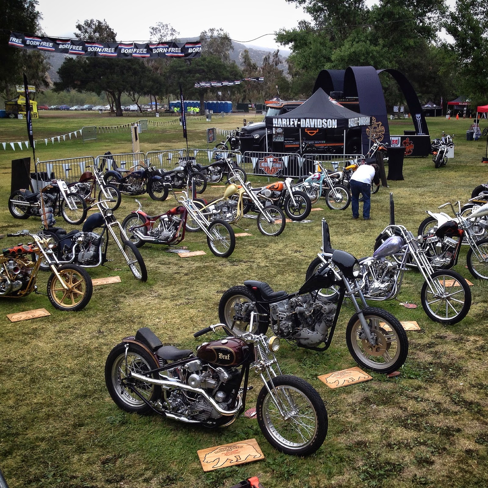 Sunday morning coming down | Born Free Motorcycle Show