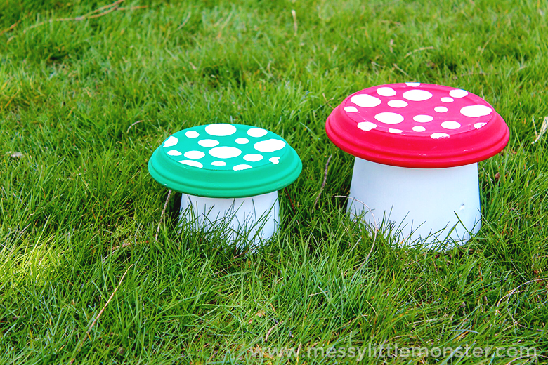 Flower Pot Toadstool - A Magical Clay Pot Craft - Messy Little Monster