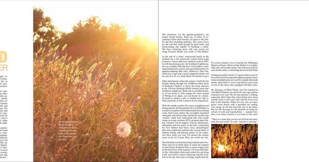 Nature Magazine Spreads