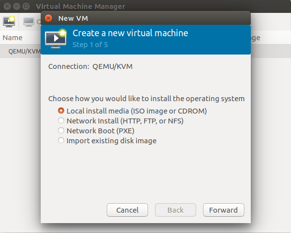 How In Linux - Creating and Running Virtual Machines in LINUX KVM GUI-Mode