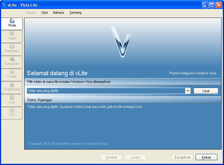Memodifikasi Installer Vista/Seven dengan vLite | Bintang Kejora
