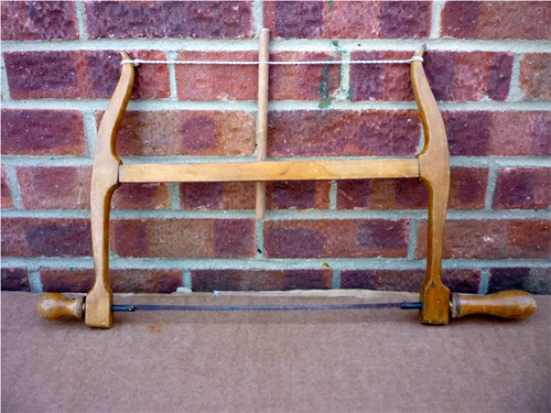 Barry's Wood World: Bow Saw from Ebay