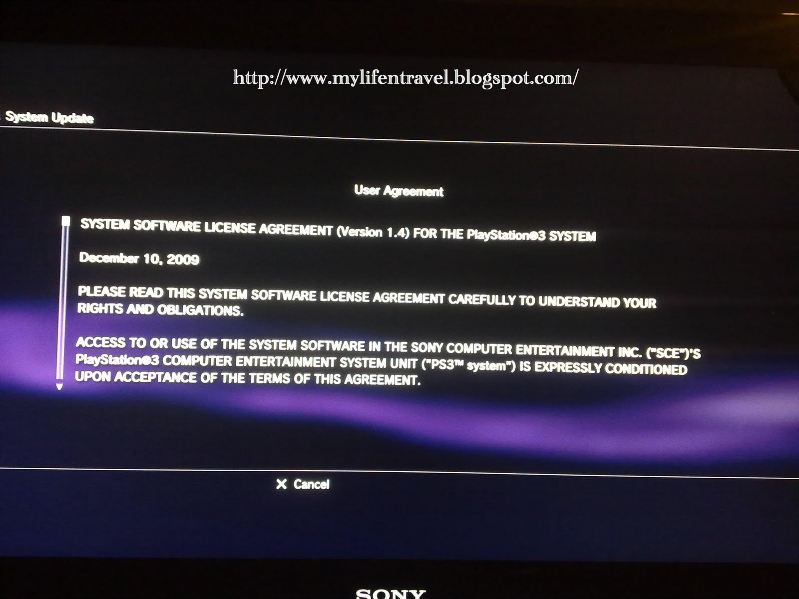 PS3 System Software Update 3.70