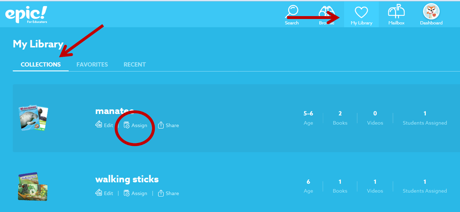 Curious Firsties: Sending Book Recommendations with Epic