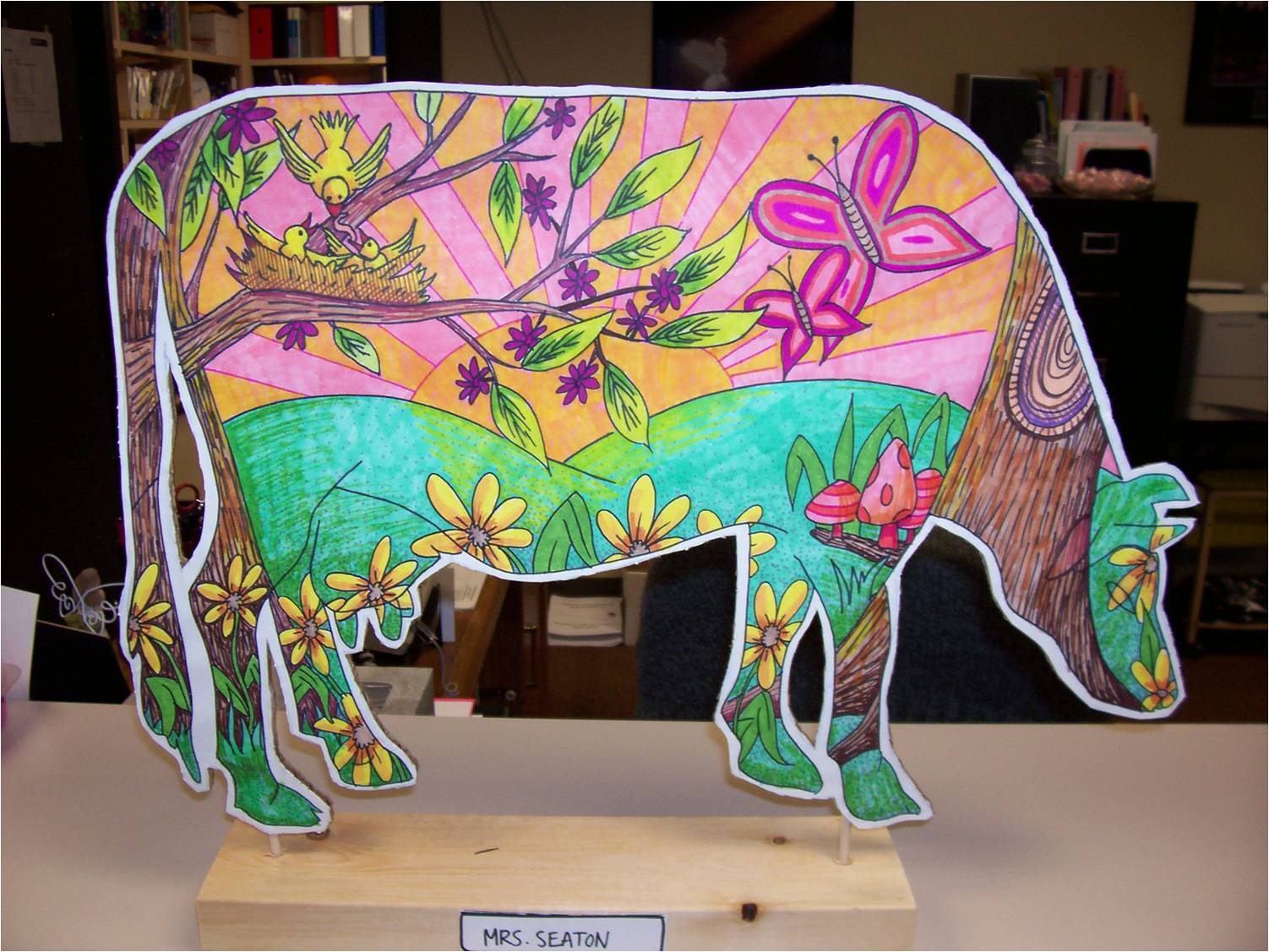 The Lost Sock : Cow Parade in East Texas!