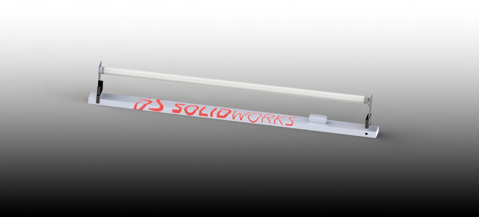 Get your CAD projects done.: Tube light made using SolidWorks.
