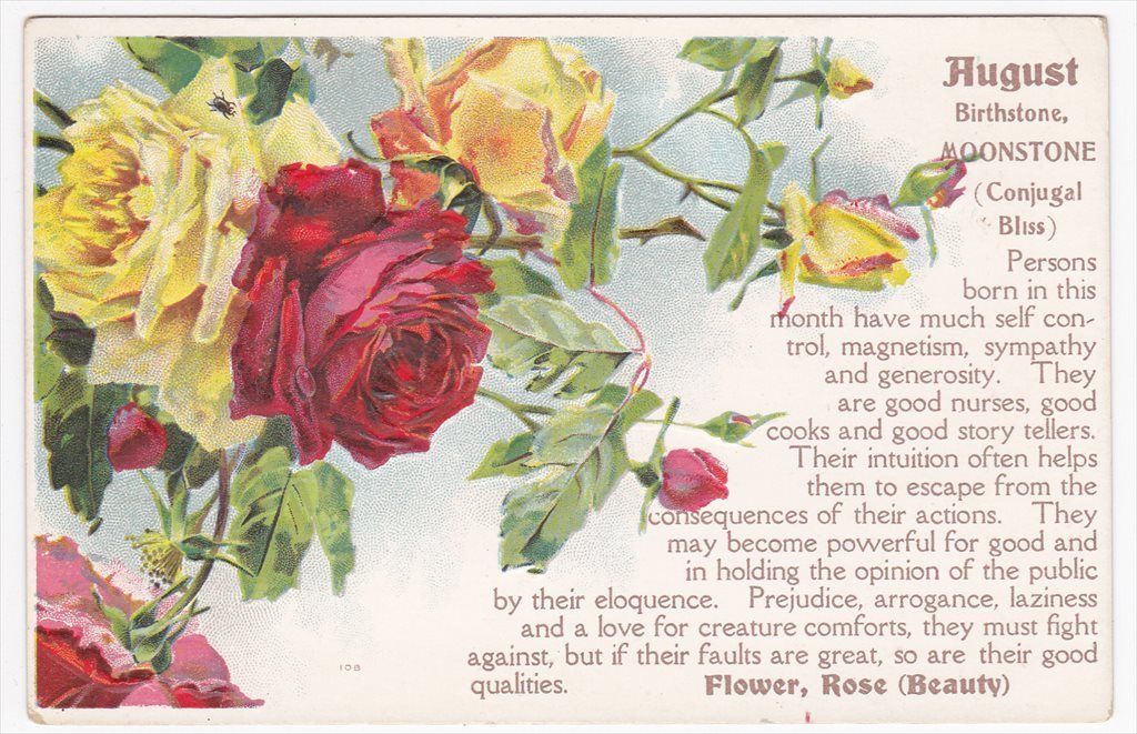 gold country girls: Celebrating August in Vintage Postcards