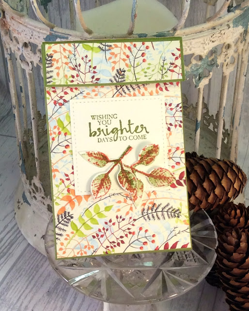 KraftingK: Painted Autumn accordion book/box