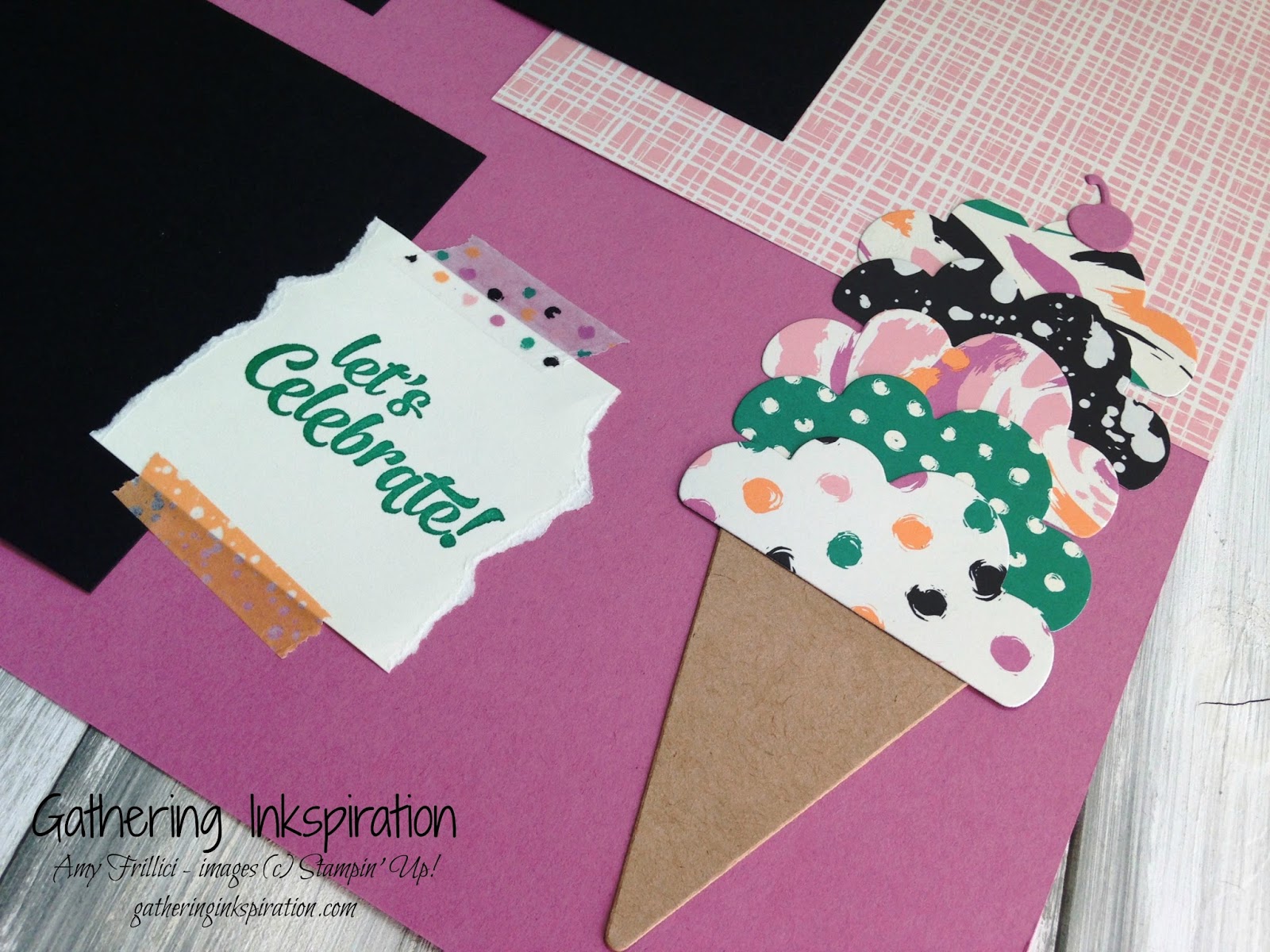 Gathering Inkspiration: Wish Big Scrapbook Pages