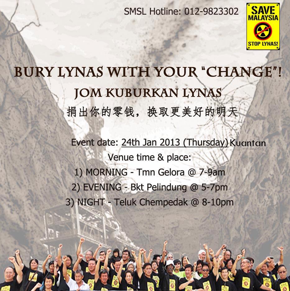 Save Malaysia, Stop Lynas!: Bury Lynas with your coins on 24/01/13 ...