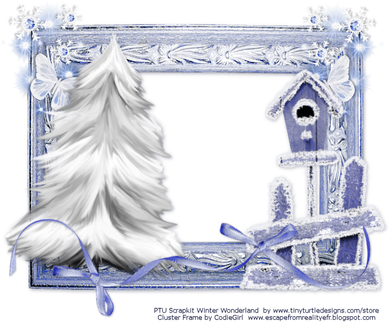Escape From Reality Blog: FTU 'Winter Wonderland' Cluster & Cluster Frames