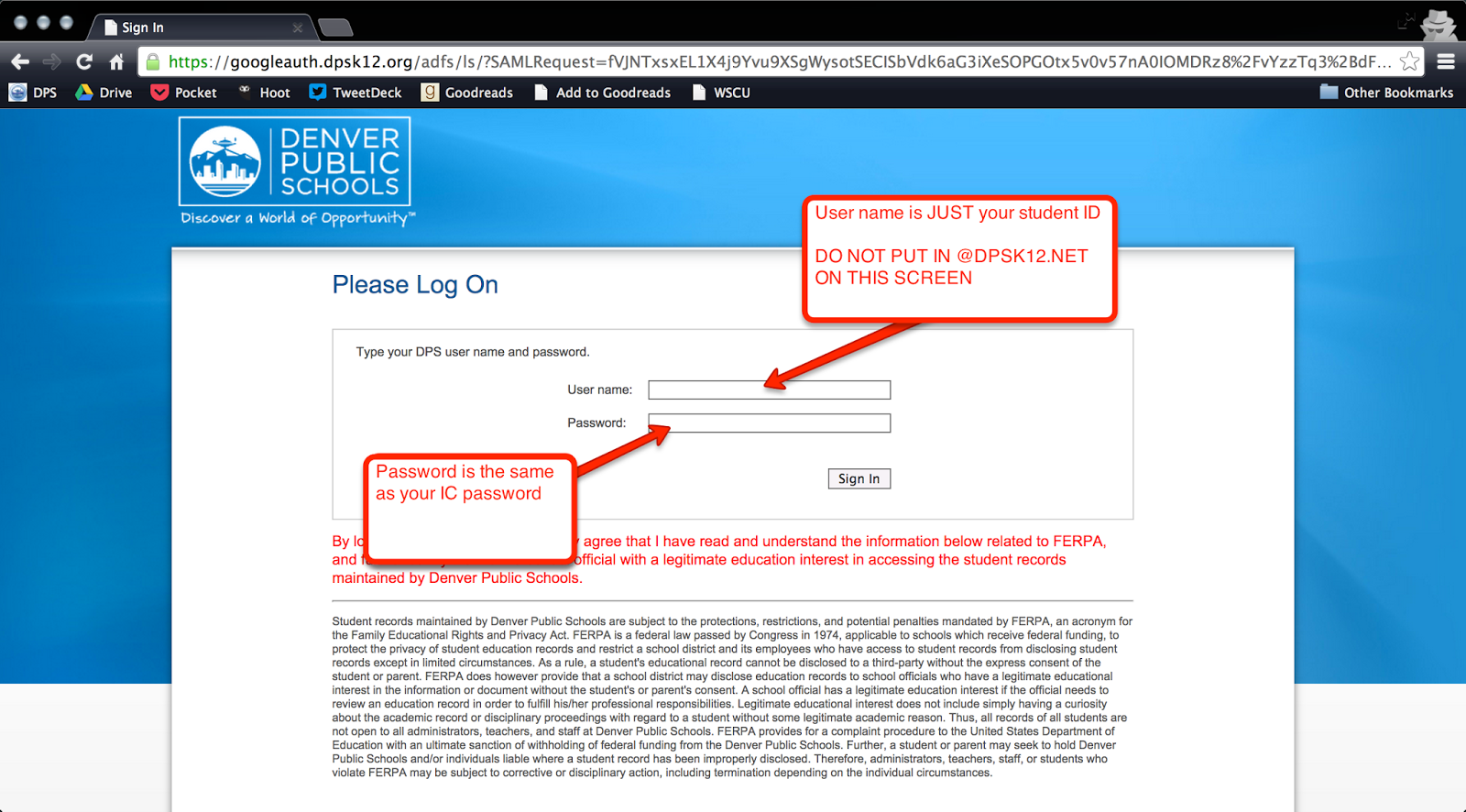 Mr. Cochran's Room: DPS Google Account