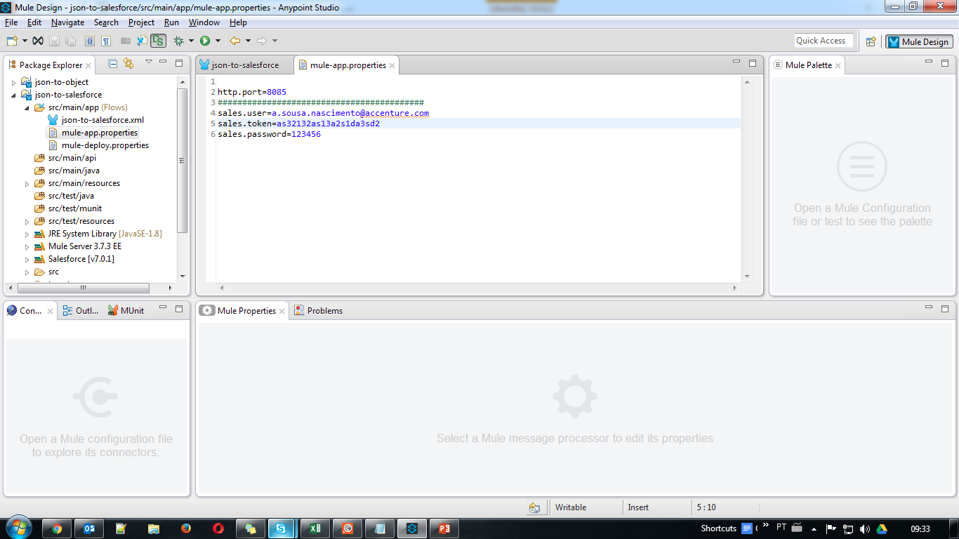 My Experience with MuleSoft: Using Salesforce connector With Transform Message