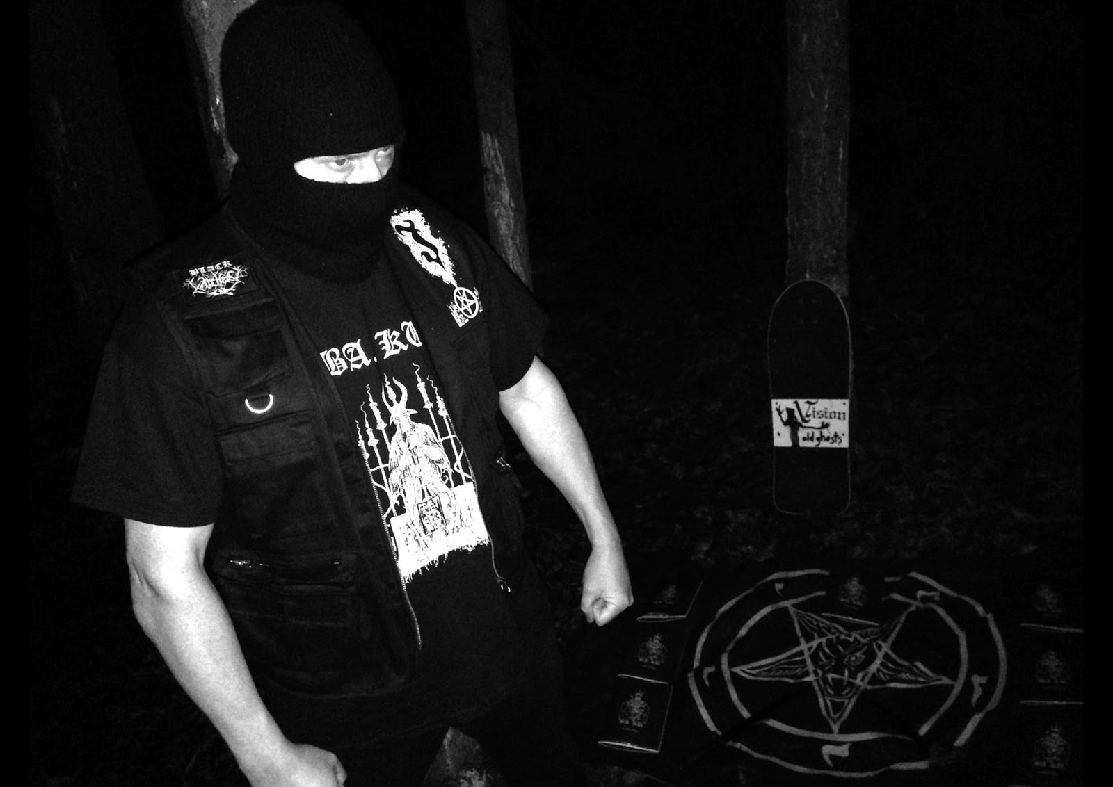 DEATH BY METAL by galeria de muerte: BARRIER KULT x CHRIS MOYEN LookBook