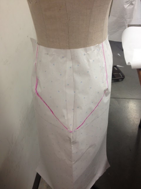 Sarah Caplin Creative Fashion: Experimenting with pattern cutting...