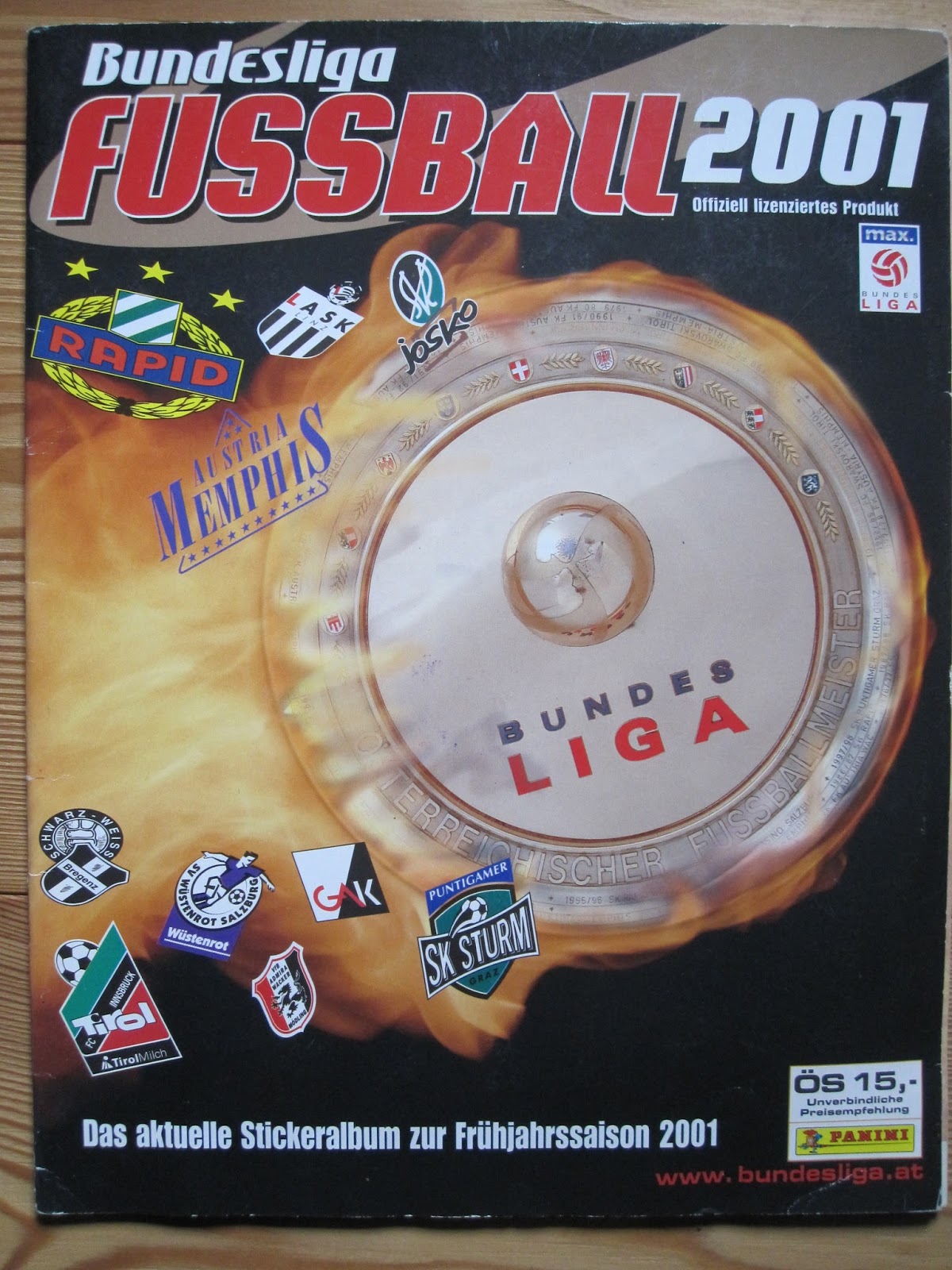 Only Good Stickers: Panini Fussball Bundesliga 2001 - Austria