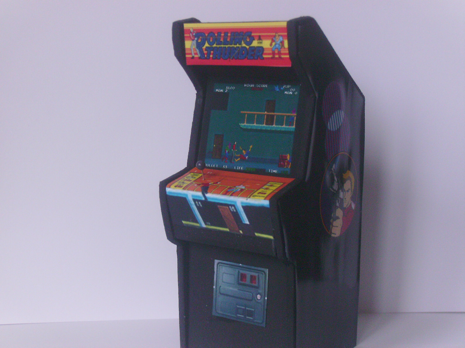 Retro Heart: ROLLING THUNDER - Scale Arcade Model