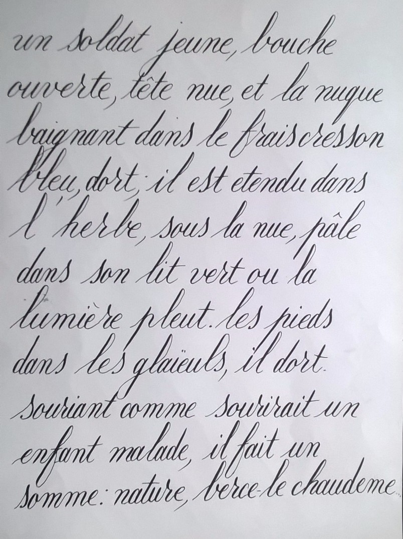 Calligraphie Anglaise En Ligne - IdeaOn Page