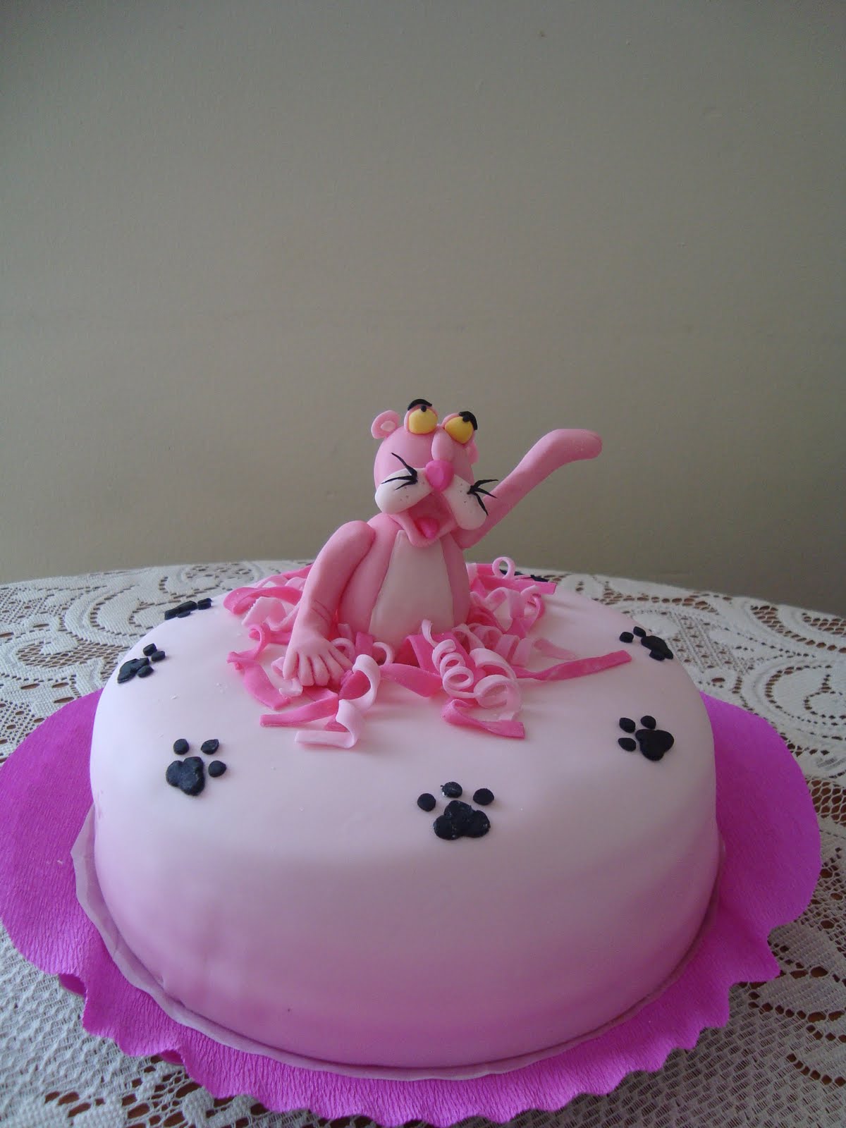 Carla Cakes (Açores): Pantera Cor-de-Rosa