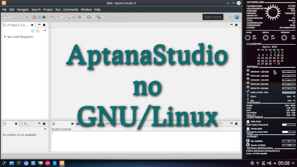 Aptana Studio no seu GNU/Linux