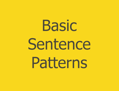 Basic Sentence Patterns