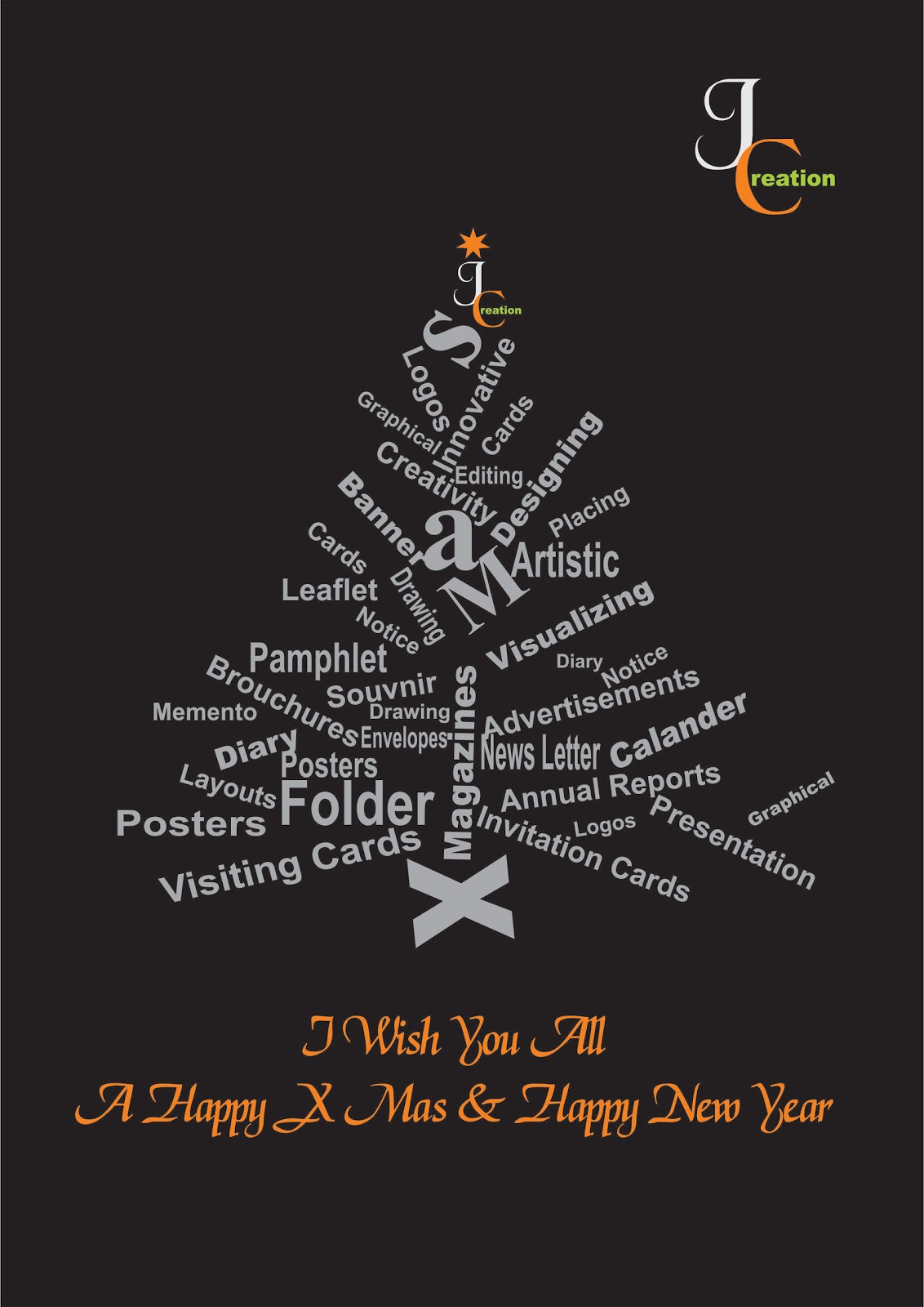 Jobi M Thomas: X Mas Card Design