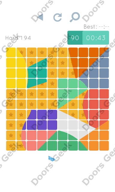 Blocks & Shapes [Hard] Level 194 Solution ~ Doors Geek