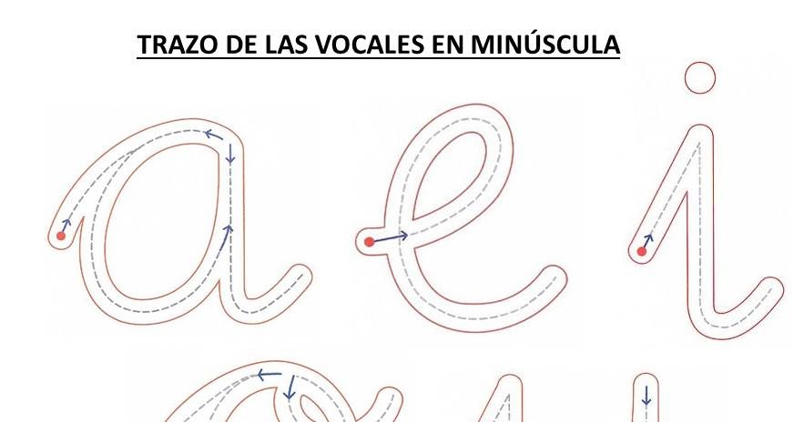 Promoción 2015-2018: Direccionalidad trazo de las vocales