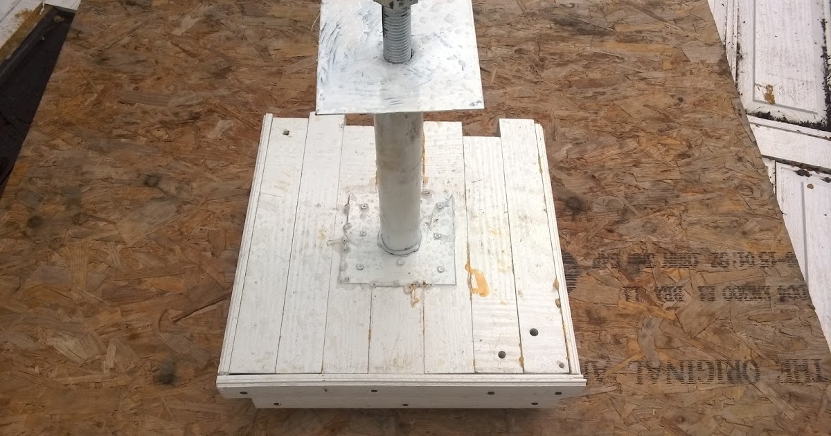 Cabinz.Net Blog: Prototype For Adjustable Height Footing Base Plate ...