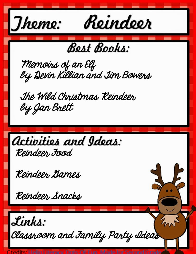 THEMATIC THURSDAY--How Do You Disguise A Reindeer? | Stories and Songs ...