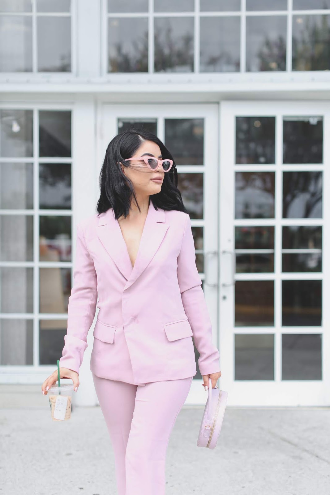 Pink Power Suit | The Fashion Muse