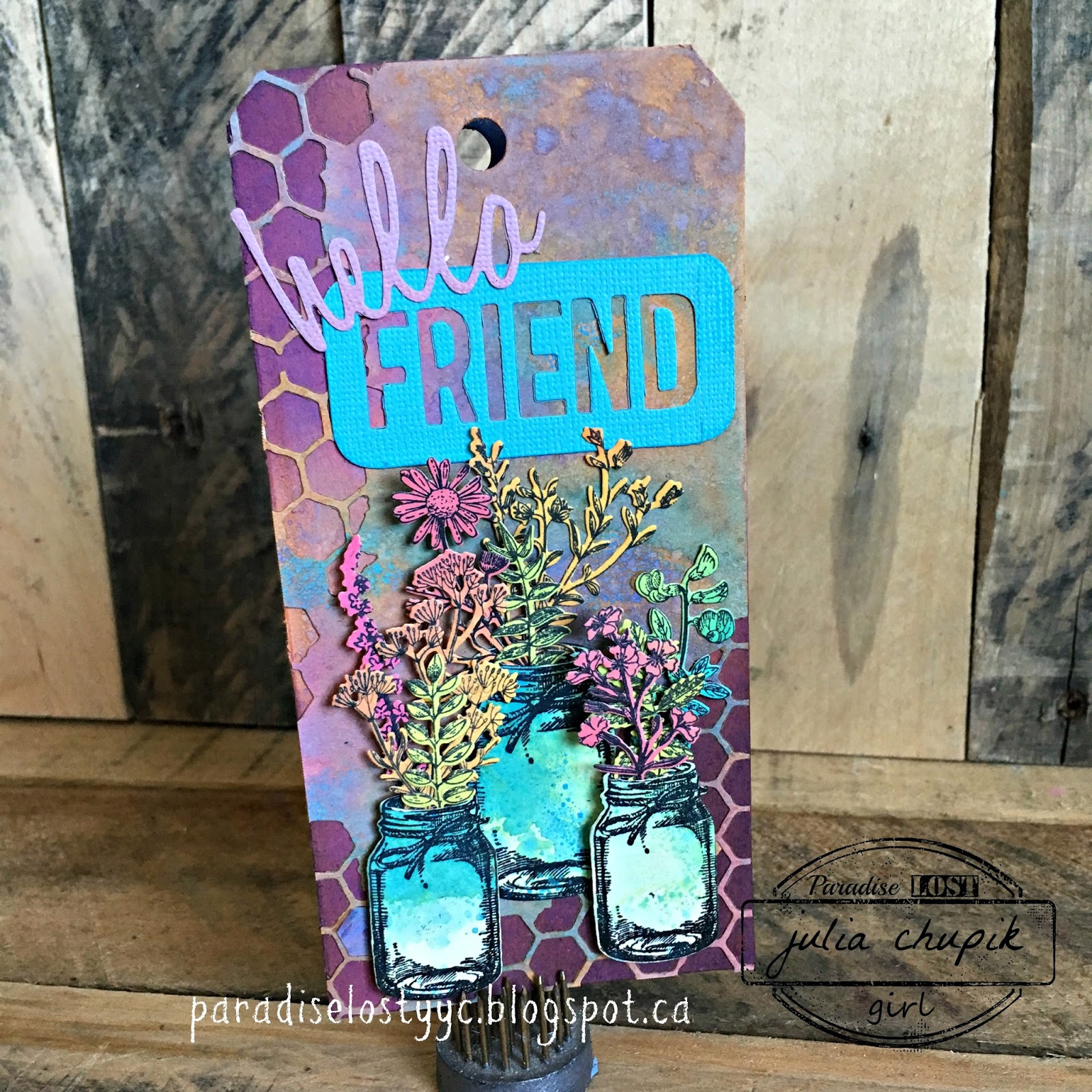 Paradise Lost: Tim Holtz Tag Swap - #2