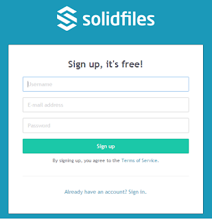 Cara Terbaru Daftar dan Upload File di Solidfiles