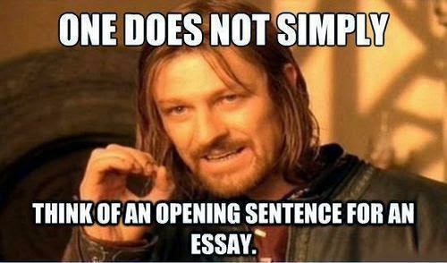 One Does Not Simply Think Of An Opening Sentence For An Essay Joke All You Can one-does-not-simply-think-of-an-opening-sentence-for-an-essay-joke-all-you-can
