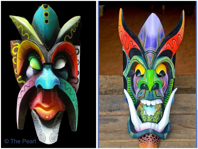 Life in the Slow Lane (The Pearl): Boruca Indian Masks