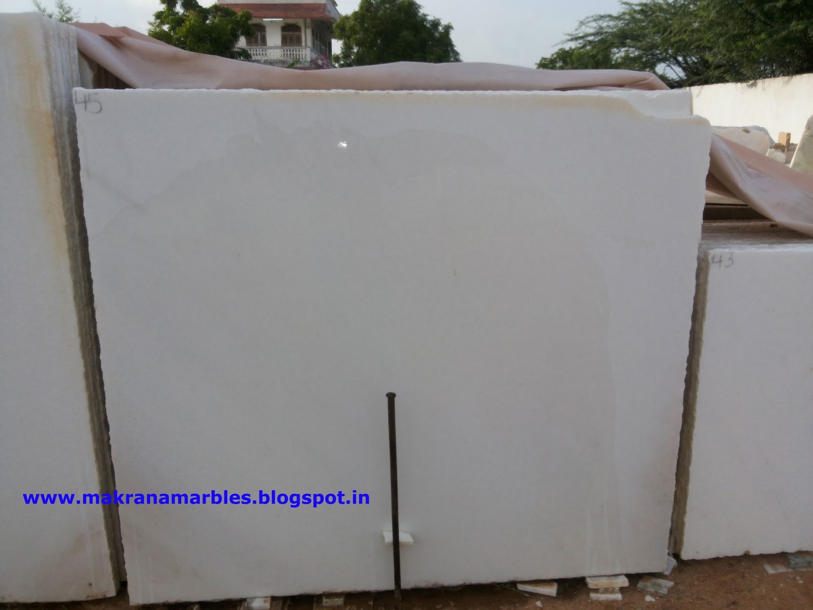 Makrana marble product and pricing details: MAKRANA WHITE MARBLE
