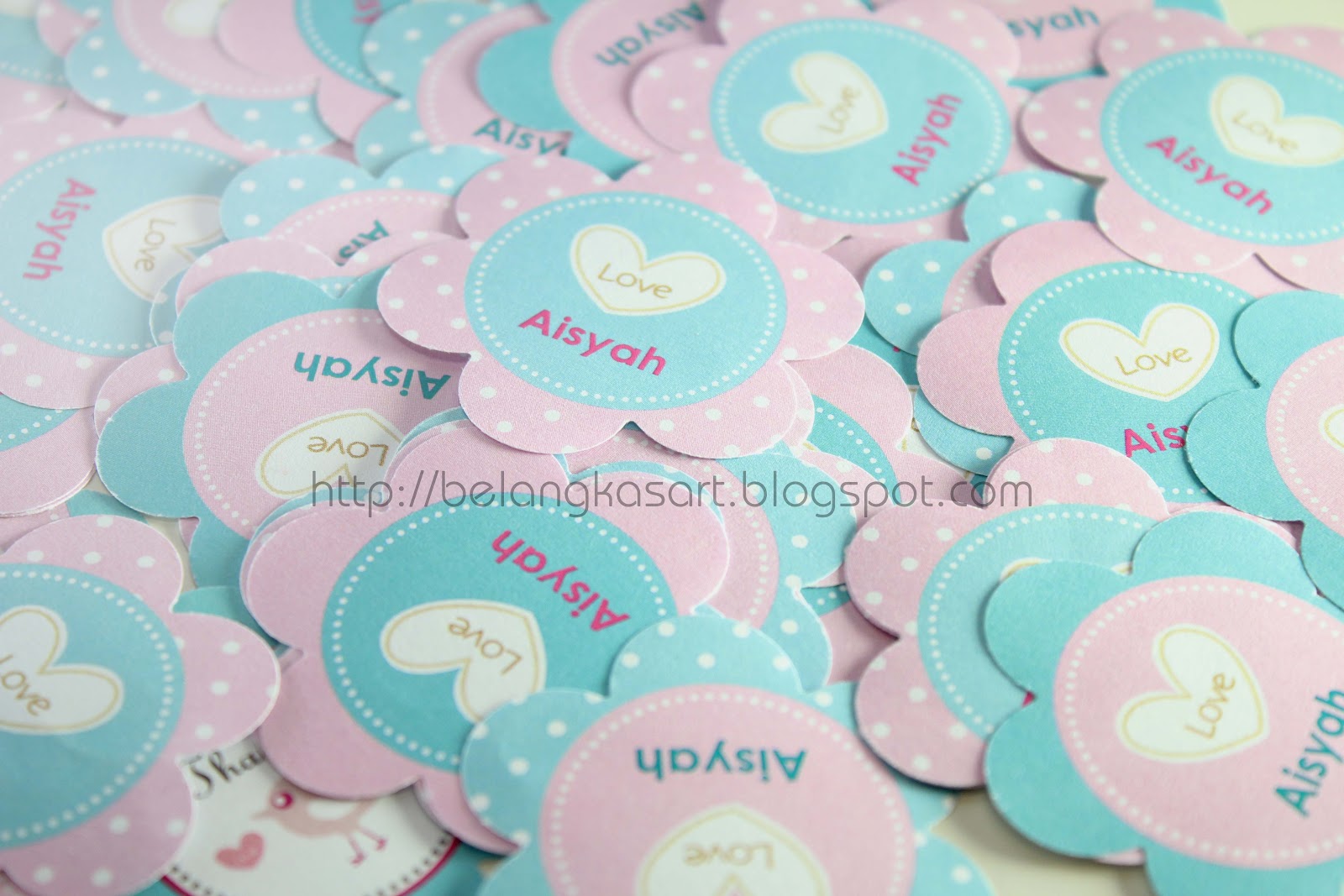 Label Sticker Printing - for Goodies Bag or Tag | BELANGKAS ART