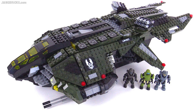 Mega Bloks Halo UNSC Vulture Gunship build & review!