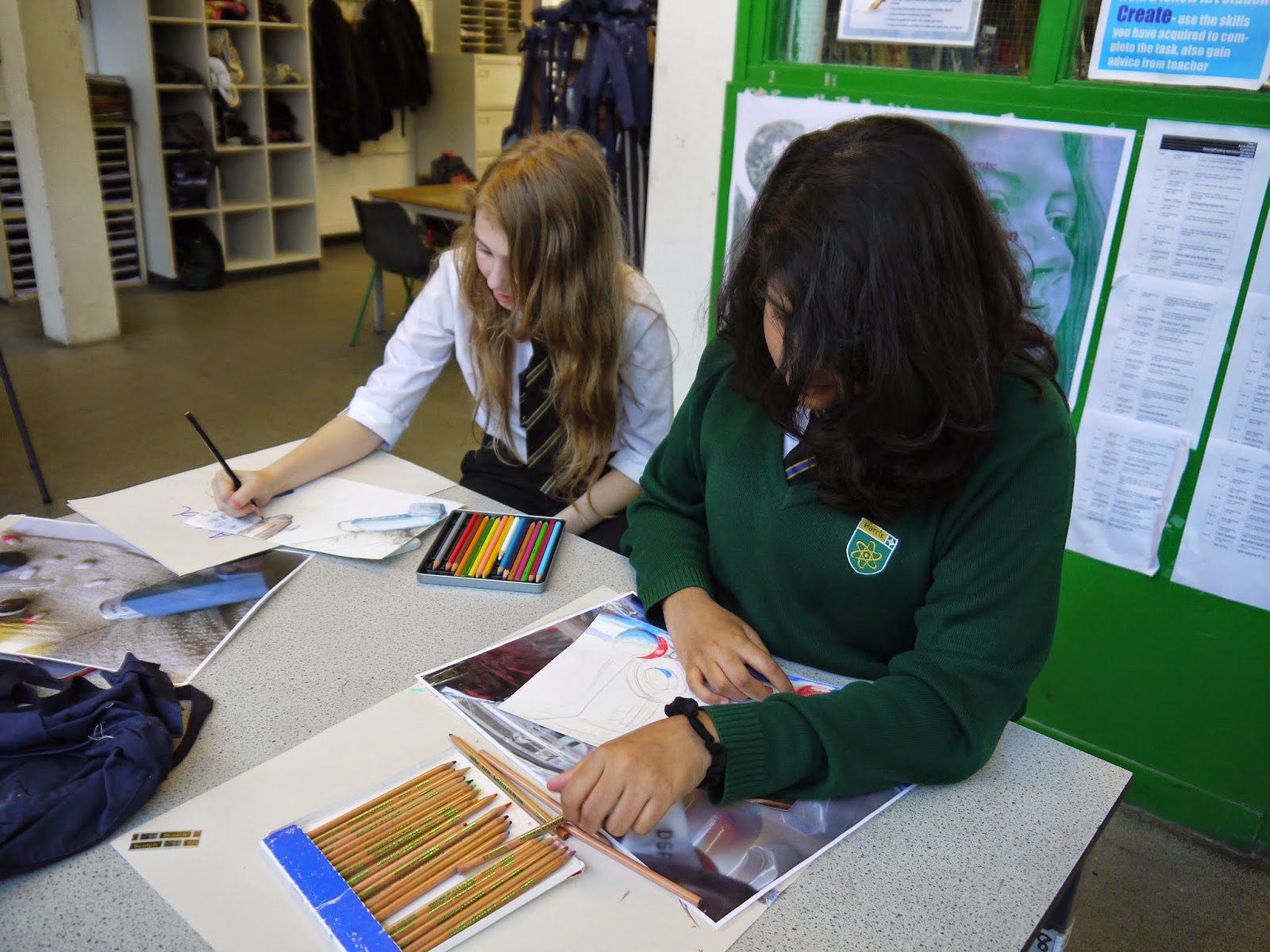 HCACP Art Department : Through the studio window...Year 10 Safely ...