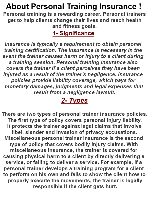 1 Very Better Of: Personal Training Insurance - australia, uk, acsm ...