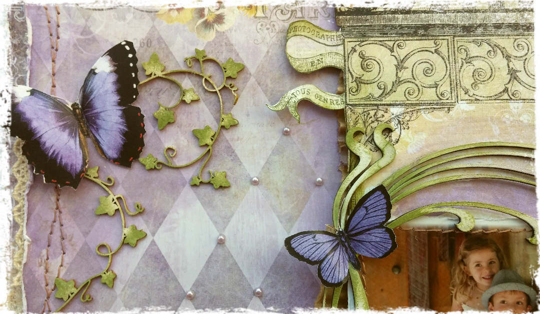 Such a Pretty Mess: A Beautiful New Kit Page {The Scrapbook Diaries}