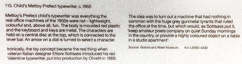 A visit to the Science Museum/ /THE TYPEWRITER REVOLUTION