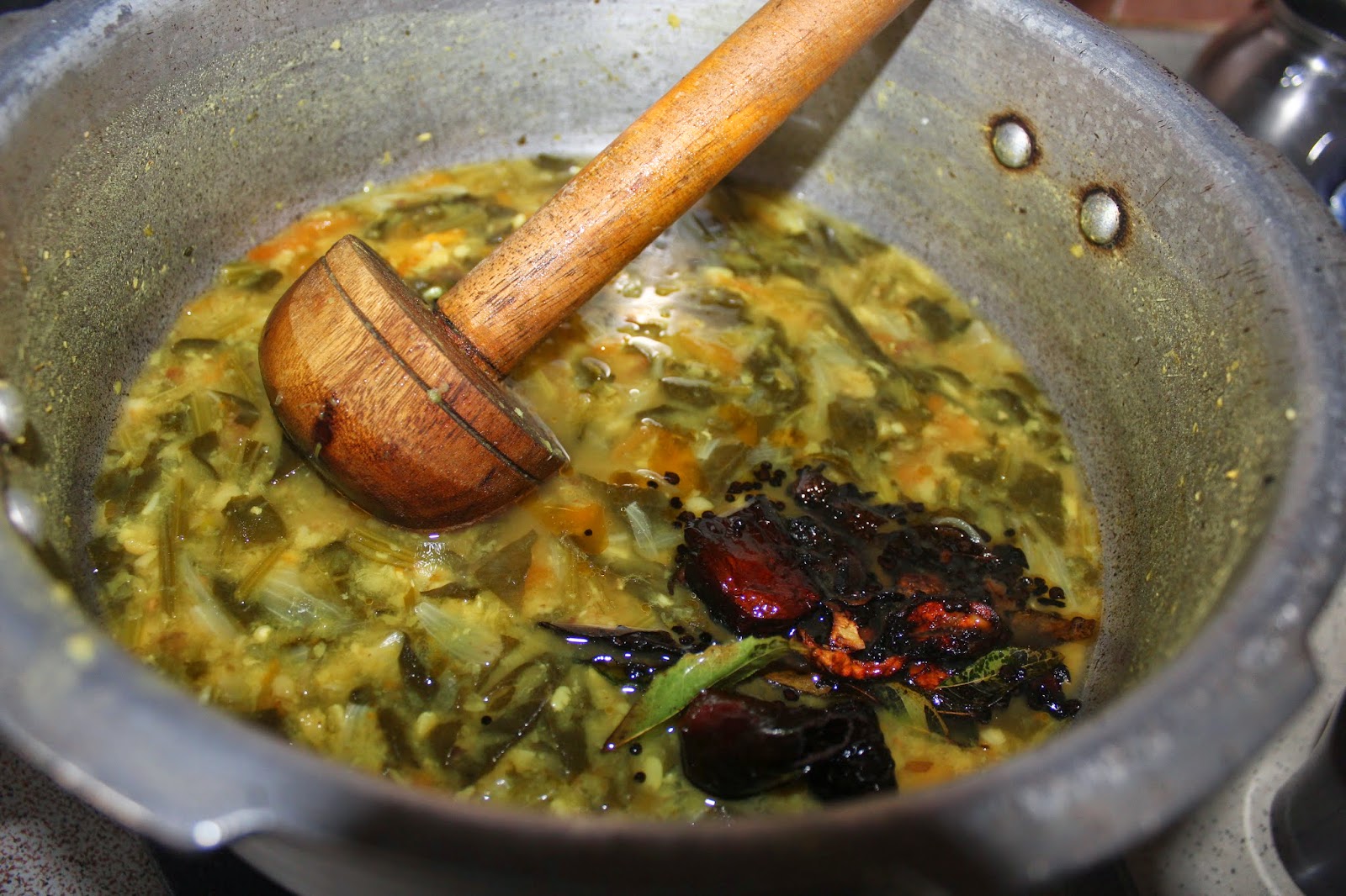 SavisPassions: Palak Pappu / Spinach Dal